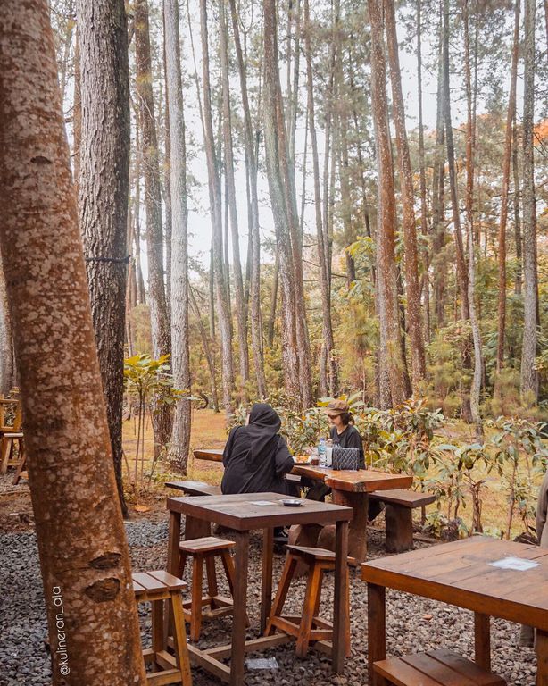 Ngopi Di Hutan Pinus 🍃☕️⁣⁣⁣⁣⁣⁣⁣⁣⁣ Review Kulineranaja Nurul Di Restoran Kopi Tahura Dago