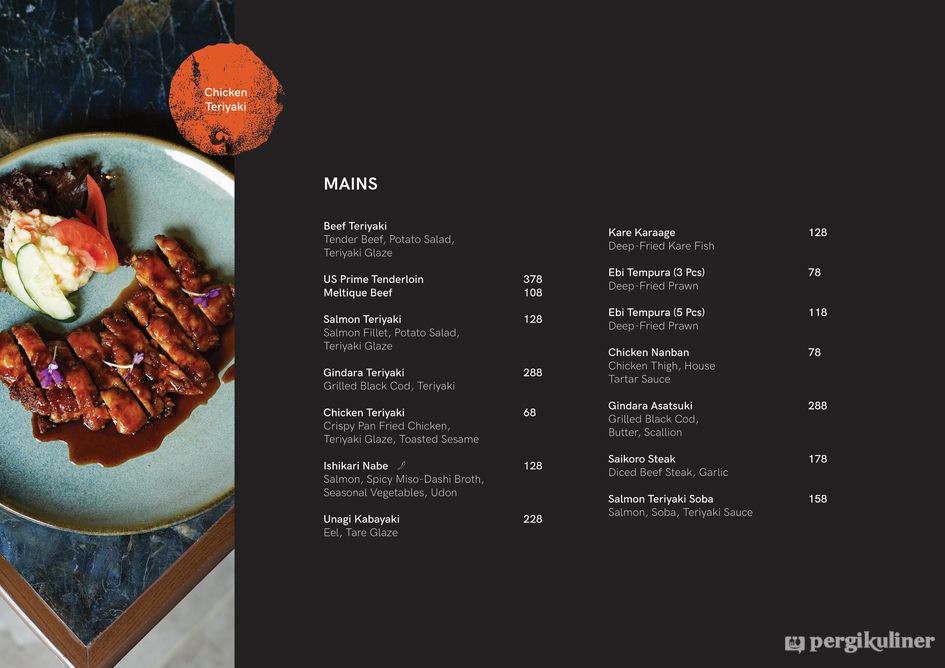 Selalu Diperbarui Menu Saisan Teppanyaki And Izakaya Dago Bawah Bandung