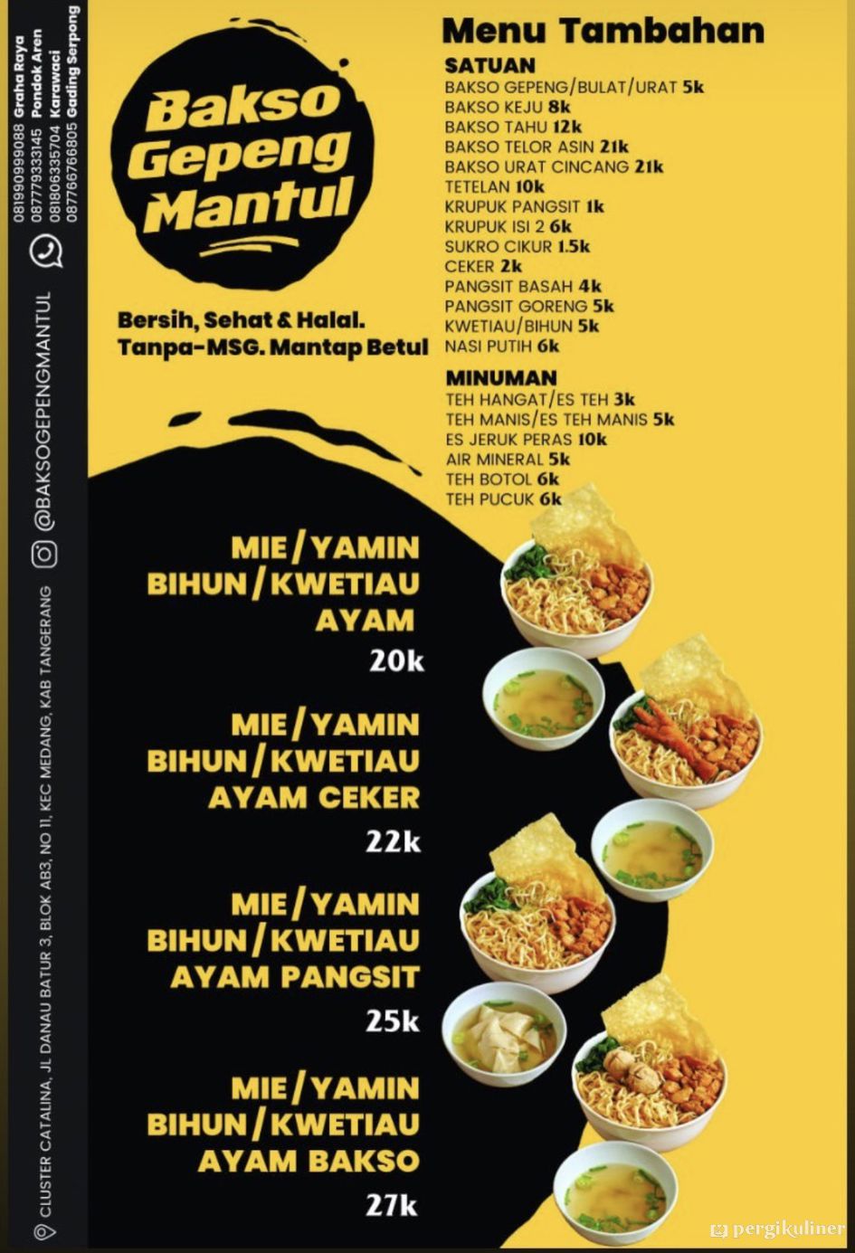 Selalu Diperbarui Menu Bakso Gepeng Mantul Gading Serpong Tangerang