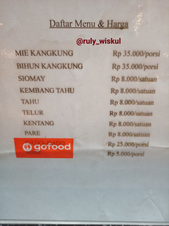 Enak Review Ruly Wiskul Di Restoran Mie Kangkung And Siomay Si Jangkung Glodok