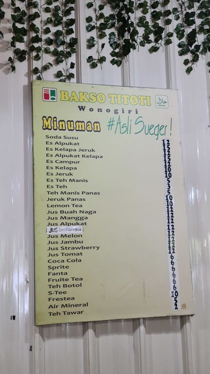 Bakso Wonogiri Dengan Harga Terjangkau Review Velvel Di Restoran Bakso Titoti Kemayoran 