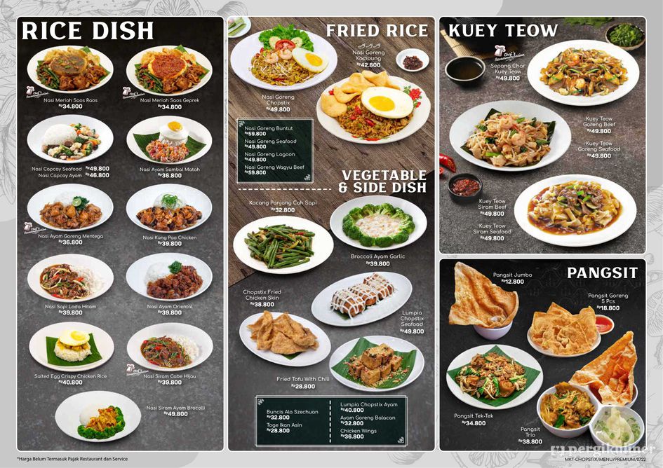 Chopstix menu store