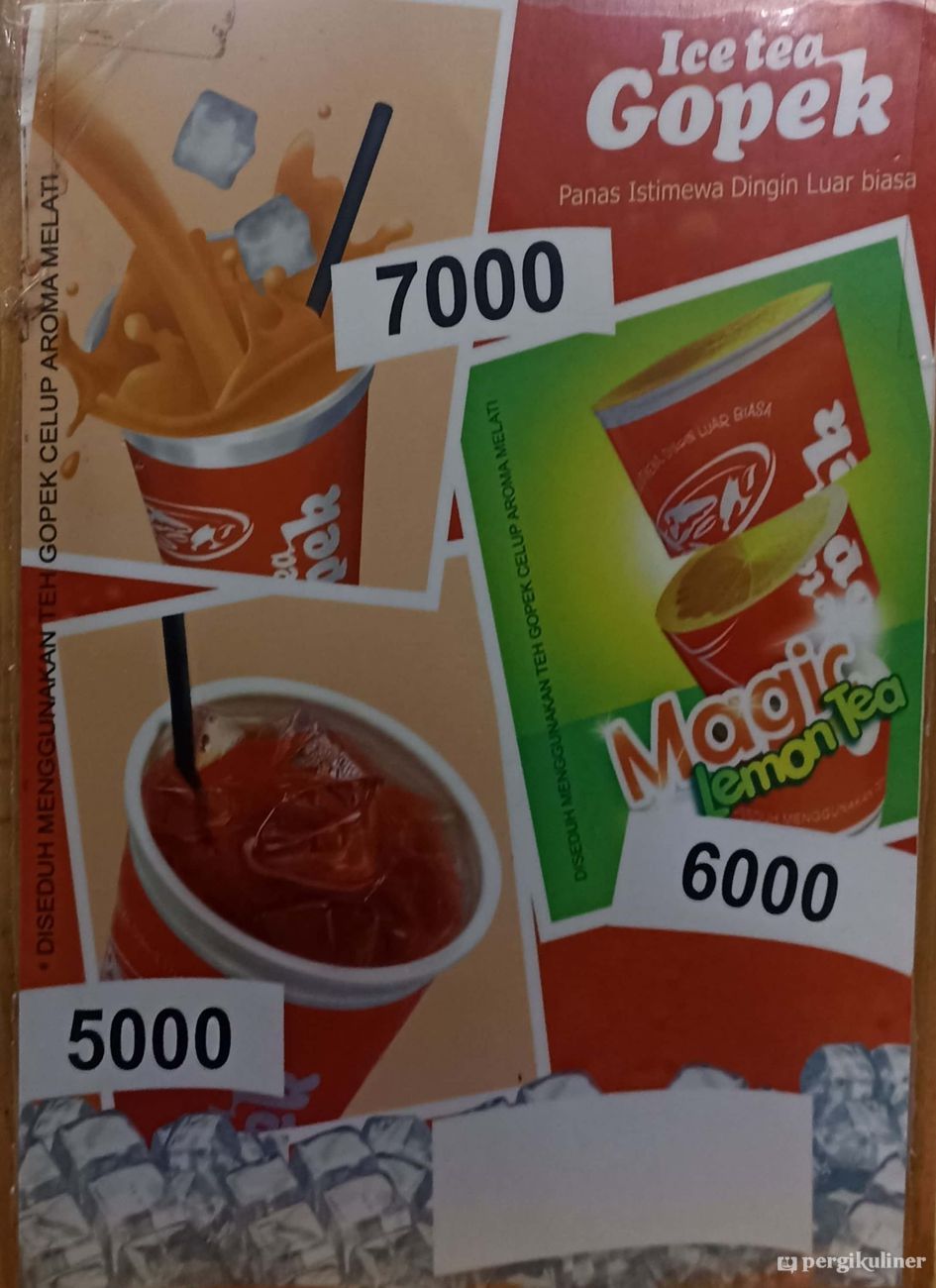 Selalu diperbarui! Menu Ice Tea Gopek, Simokerto, Surabaya